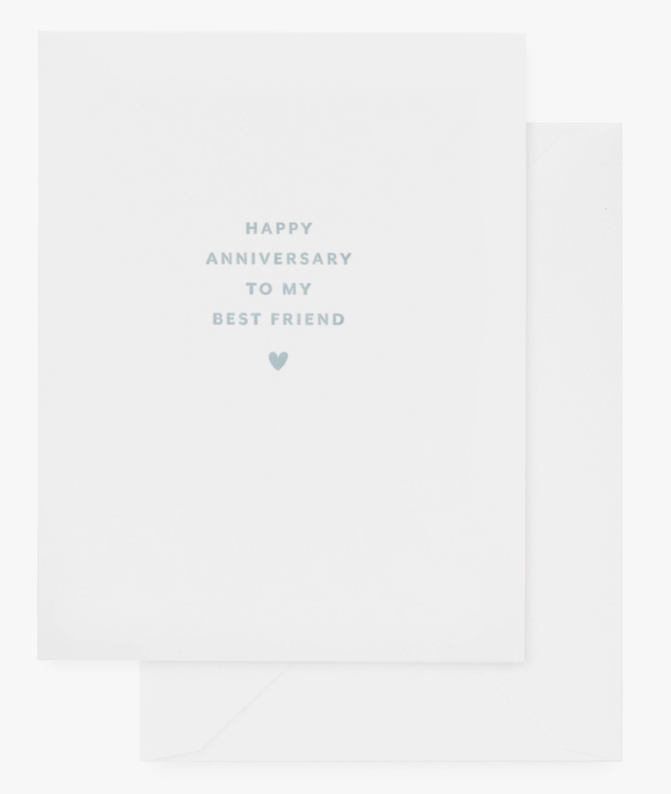 Best Friend Anniversary Card – Lovely Paperie & Gifts