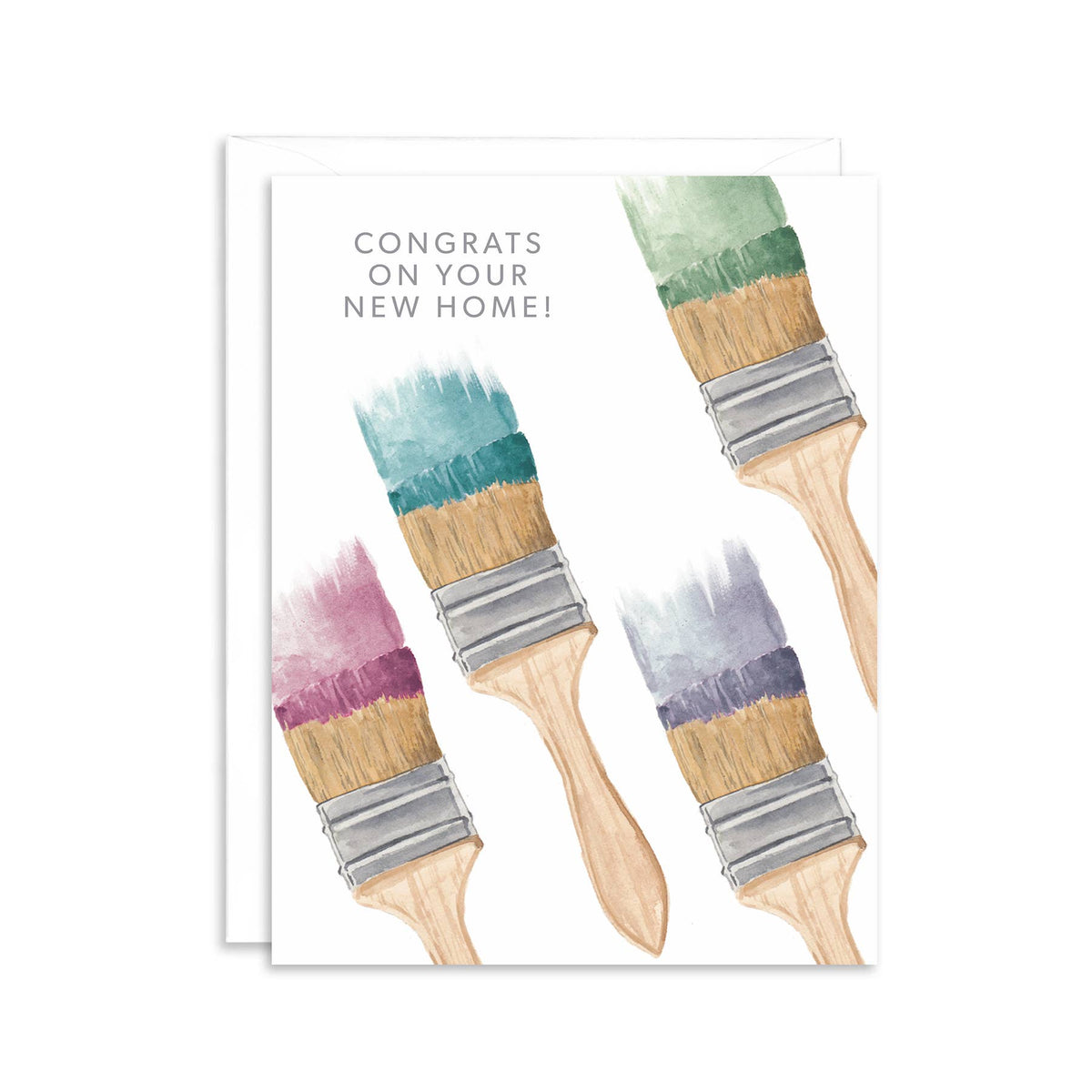 New Home Paint Brush Card – Lovely Paperie & Gifts