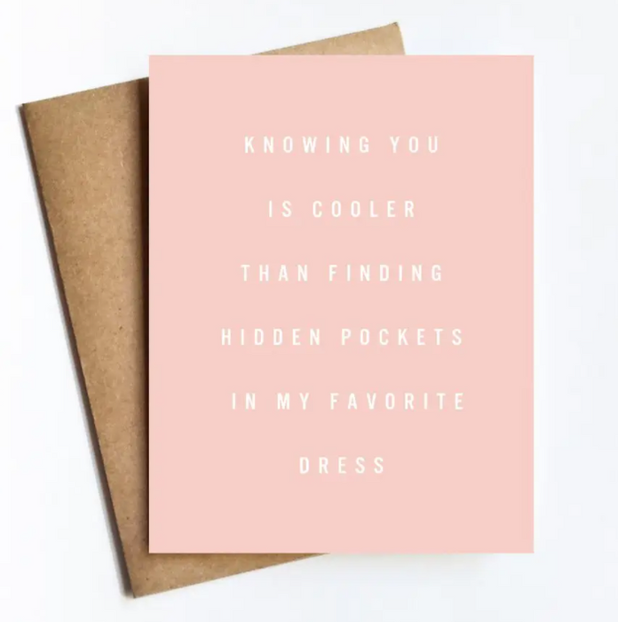 Hidden Pockets Card – Lovely Paperie & Gifts