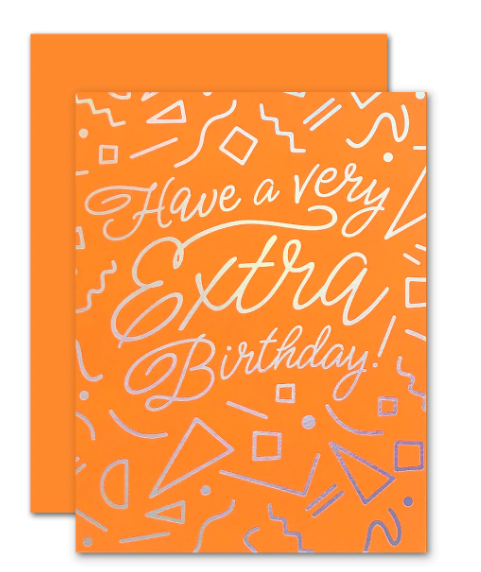 Extra Birthday Card – Lovely Paperie & Gifts
