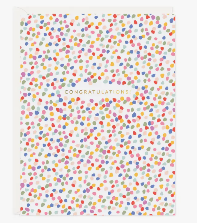 Congrats Dots Card – Lovely Paperie & Gifts