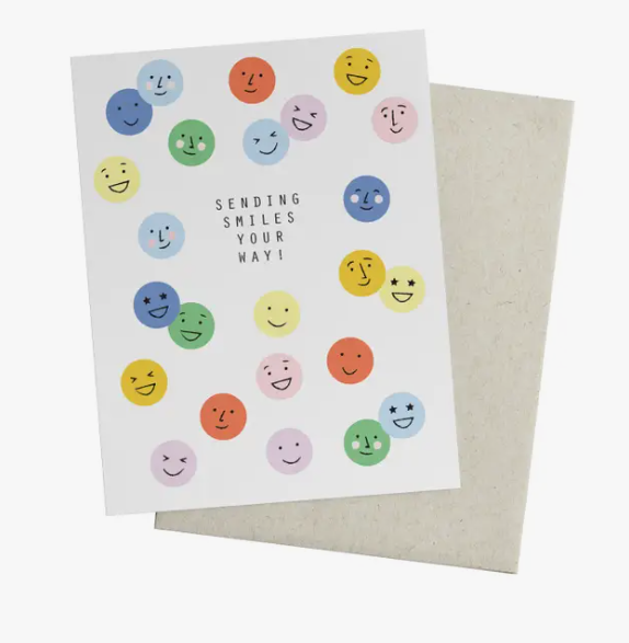 Sending Smiles Card – Lovely Paperie & Gifts