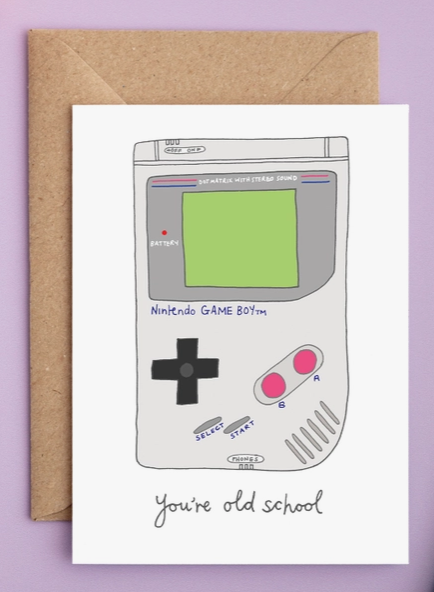 Game Boy Birthday Card – Lovely Paperie & Gifts